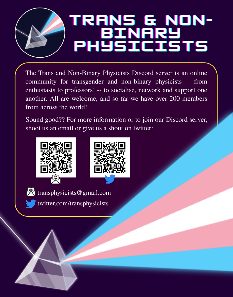 Trans & Non-Binary Physicists – Beth McCarthy Gould: Cosmologist